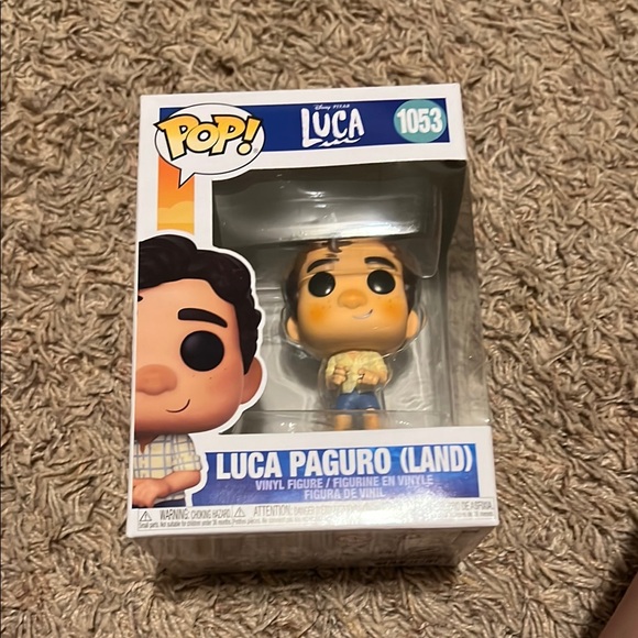Funko | Art | Funko Pop Luca Paguro Figure With Blue And Yellow Outfit ...